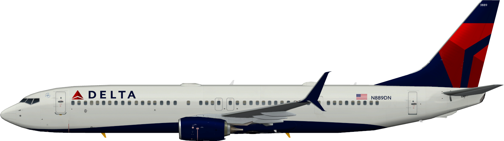 DAL N889DN – KYLE'S AI WORKS