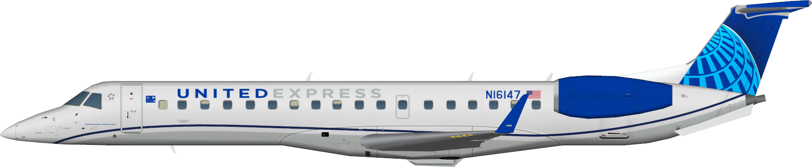 United Express Embraer E145 Fleet – KYLE'S AI WORKS