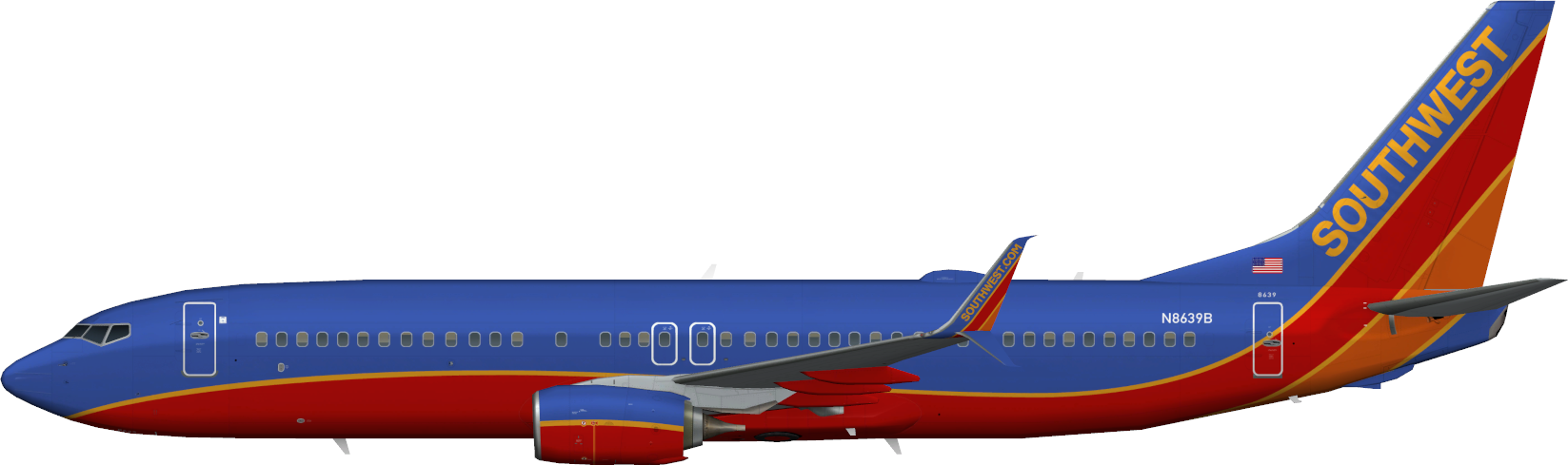 SWA N8639B – KYLE'S AI WORKS