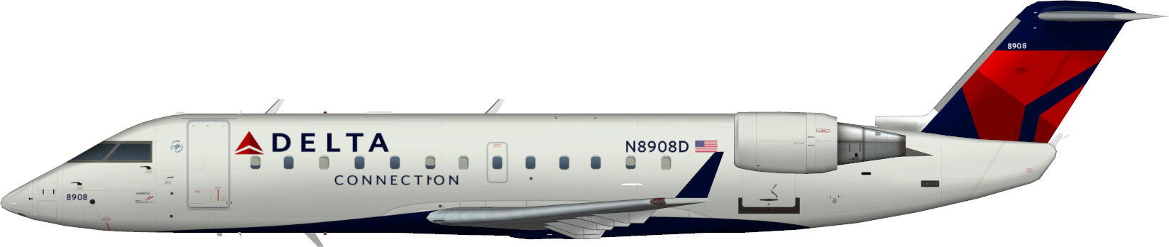 Delta Connection CRJ-200 Fleet – KYLE'S AI WORKS