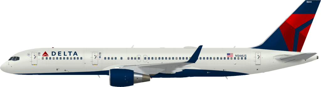 Delta Air Lines B757-200W Fleet – KYLE'S AI WORKS