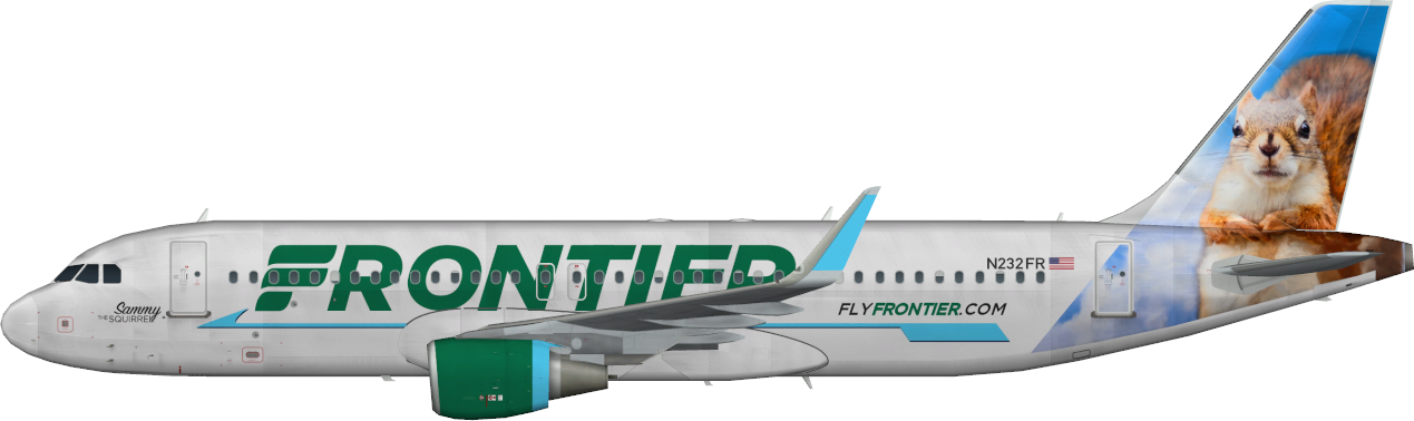 Frontier A320-200 Fleet – KYLE'S AI WORKS