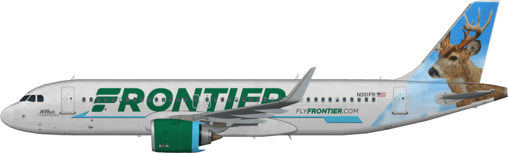 Frontier A320-200N Fleet – KYLE'S AI WORKS