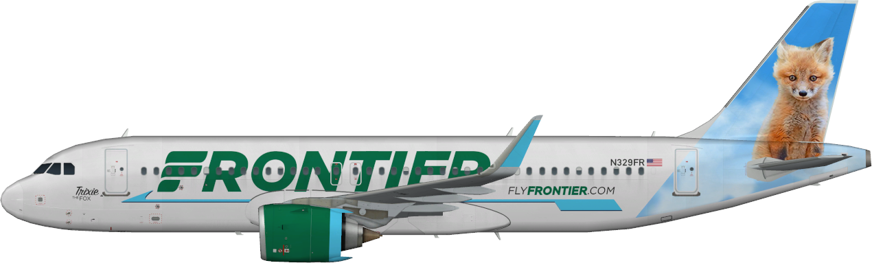 Frontier A320-200N Fleet – KYLE'S AI WORKS
