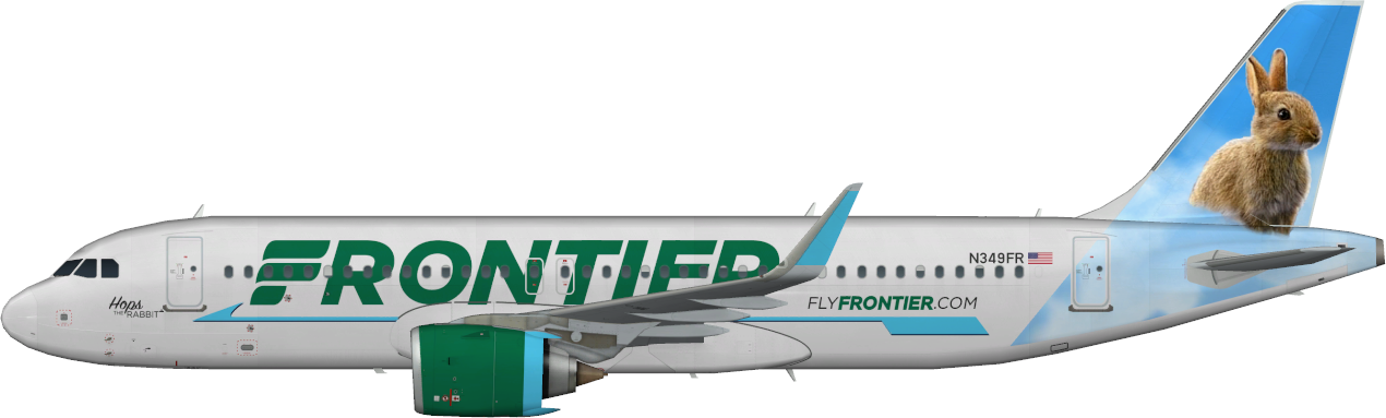 Frontier A320-200N Fleet – KYLE'S AI WORKS