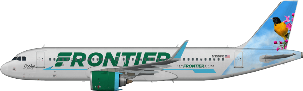 Frontier A320-200N Fleet – KYLE'S AI WORKS
