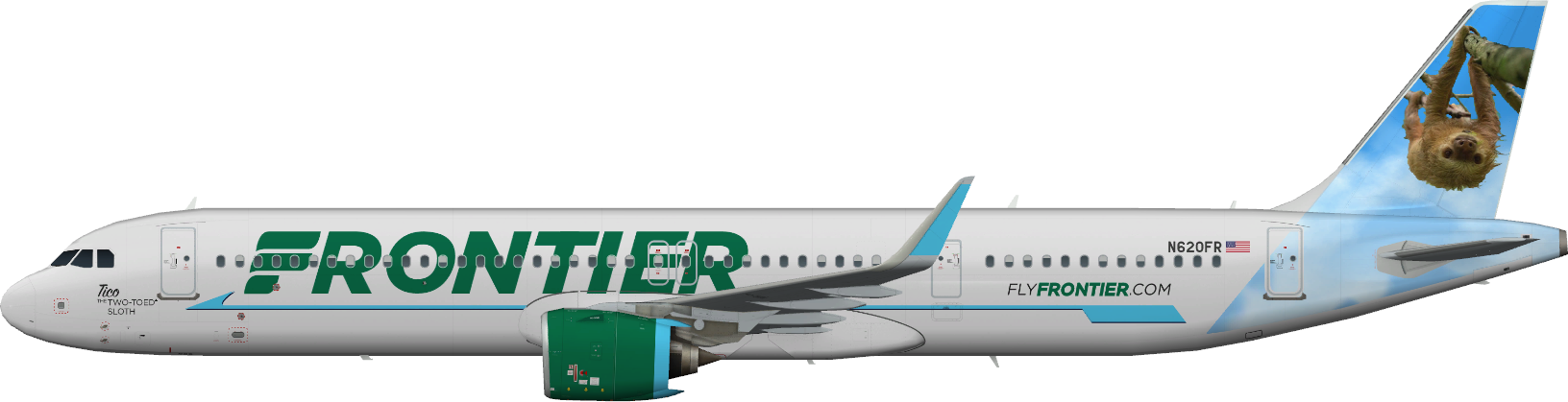 Frontier A321-200NX Fleet – KYLE'S AI WORKS