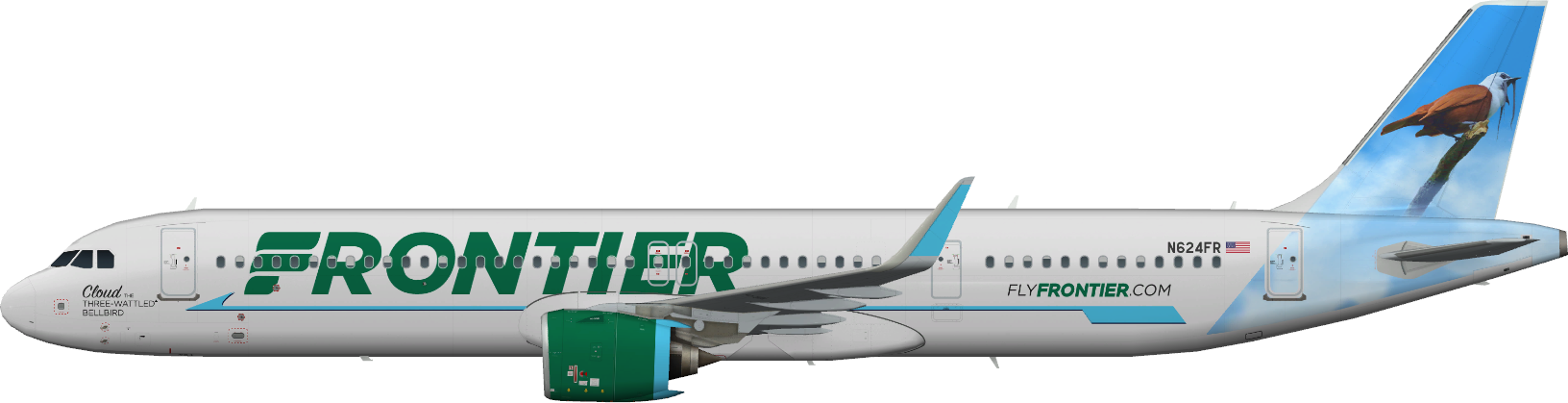 Frontier A321-200NX Fleet – KYLE'S AI WORKS