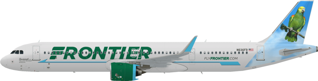 Frontier A321-200NX Fleet – KYLE'S AI WORKS