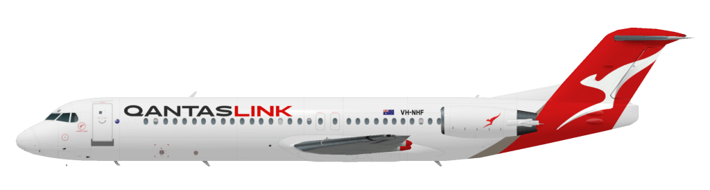 Qantaslink Fokker F100 Fleet – KYLE'S AI WORKS
