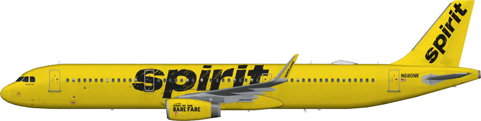 Spirit Airlines A321 Fleet – KYLE'S AI WORKS