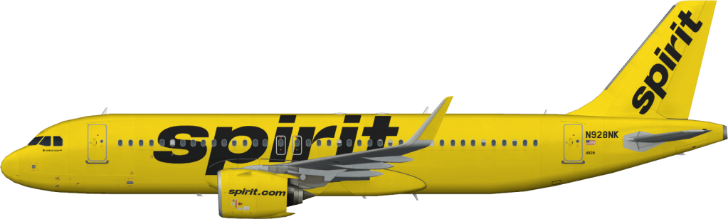 Spirit Airlines A320neo Fleet – KYLE'S AI WORKS