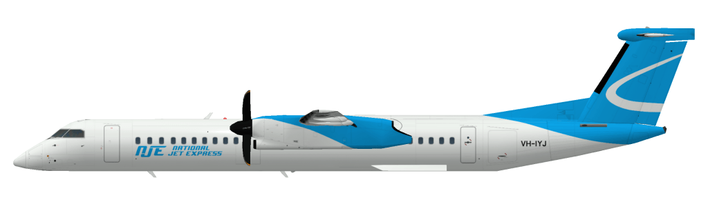 National Jet Express Dash 8-400 Fleet – KYLE'S AI WORKS