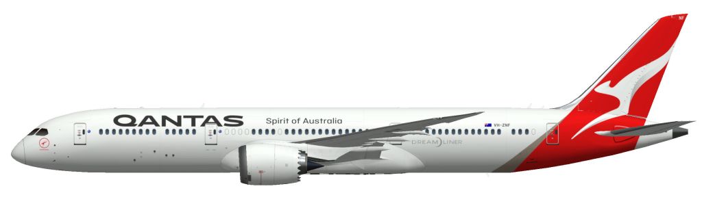Qantas Boeing 787-9 Fleet – KYLE'S AI WORKS