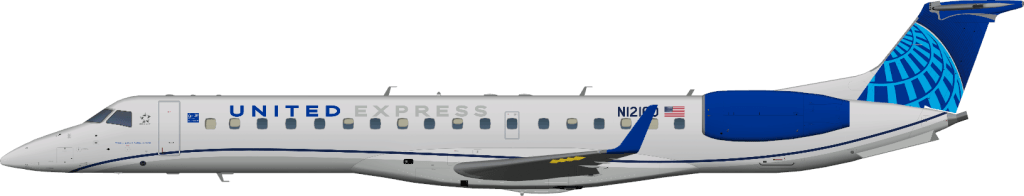 United Express (Commutair) ERJ-145 Fleet – KYLE'S AI WORKS