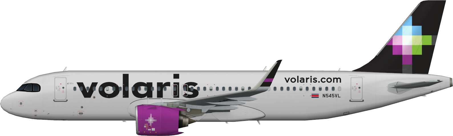 Volaris Costa Rica A320neo Complete Fleet – KYLE'S AI WORKS